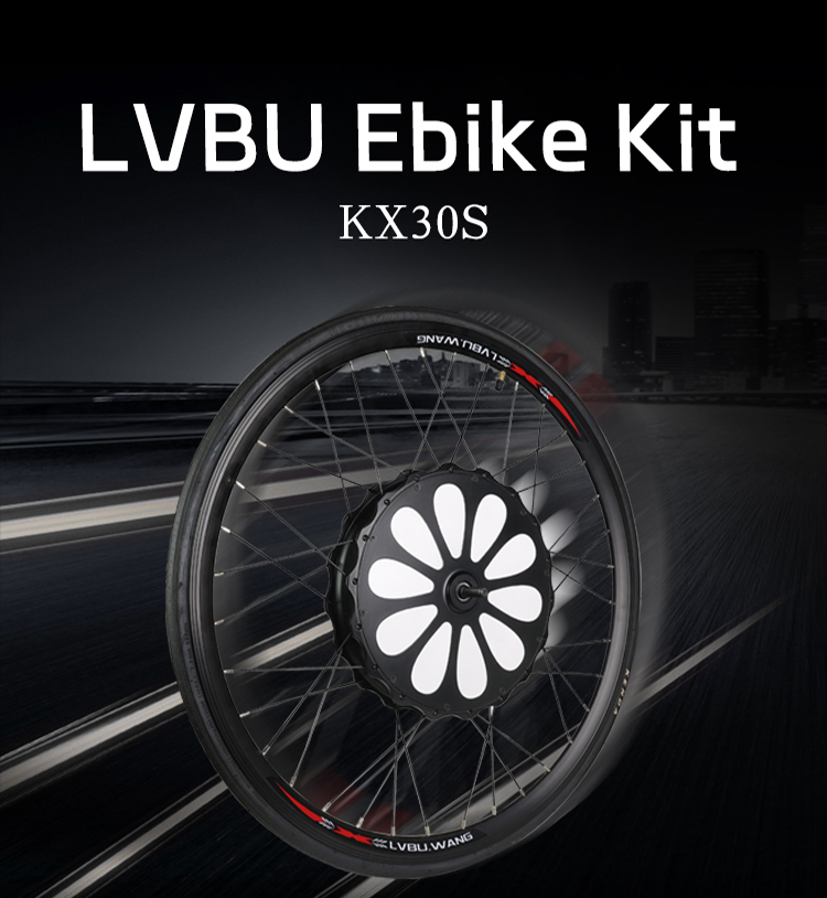 Lvbu Front Wheel Ebike Kit: Transform Your Bicycle with Electric ...