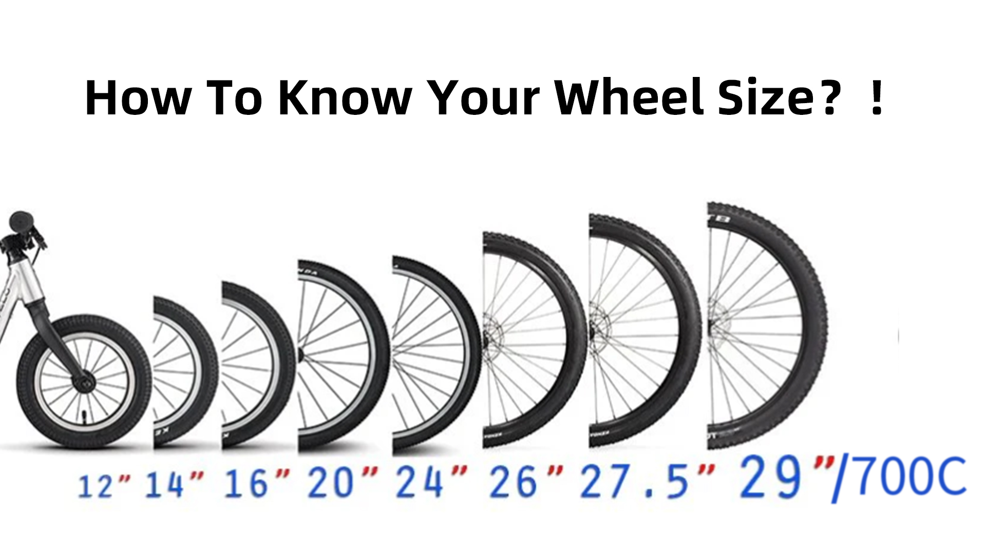 Know Your Wheel Size: A Simple Guide for Cyclists-Lvbu ebike kit ...